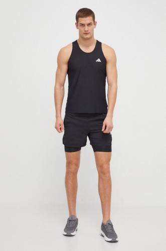 adidas Performance tricou de alergare Own The Run culoarea negru IN1499 ...