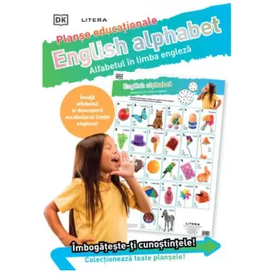 Litera English Alphabet. Alfabetul in limba engleza. Planse ...