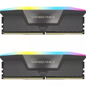 Corsair VENGEANCE® RGB 64GB (2x32GB) DDR5 DRAM 5200MT/s C40 AMD EXPO ...
