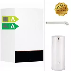 Viessmann Vitodens 200-W 25 kW cu afisaj digital 3.5 inci si boiler ...