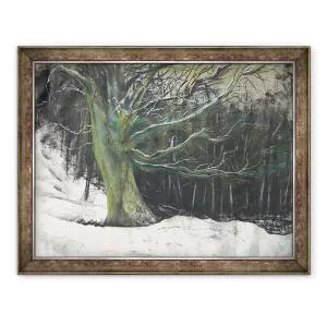 Norand Tablou inramat - Vincent Alexander Booth - Copac in zapada de ...